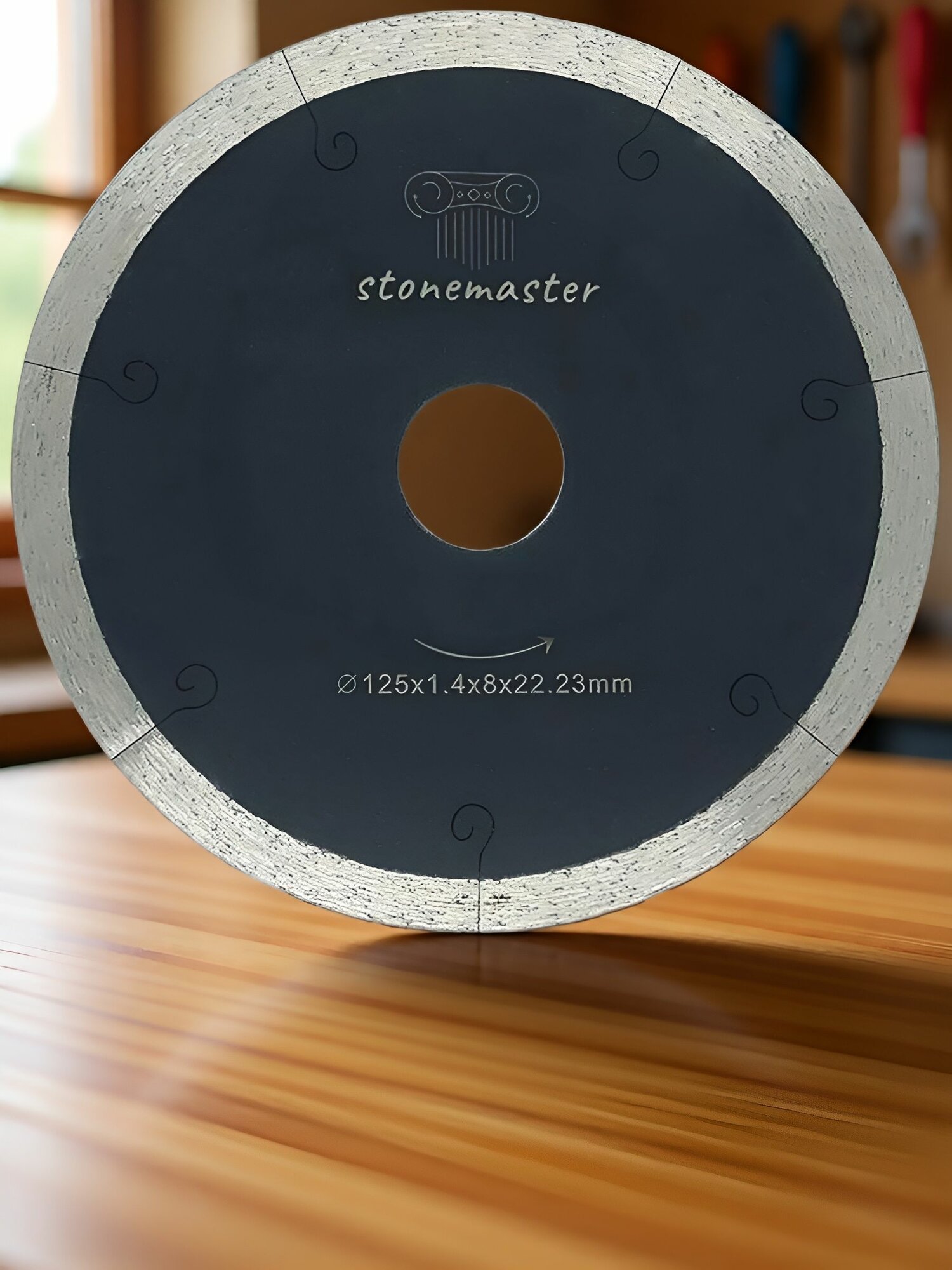 Диск алмазный по керамограниту "Т" STONEMASTER Д125/1.4/8/22.23мм для УШМ