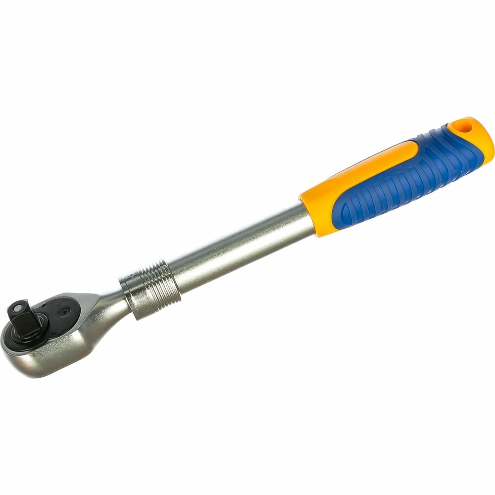 Трещоточная рукоятка с быстрым сбросом 1/2 Dr телескопическая KRAFT KT 700619