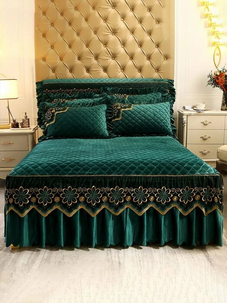 AiWinsure Покрывало European velvet bedspreads, Бархат с размерами: 200 см х 180 см