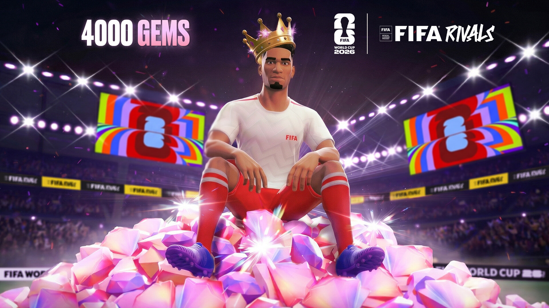 FIFA Rivals - 4000 Gems Подарочная карта • регион Весь мир • цифровой ключ