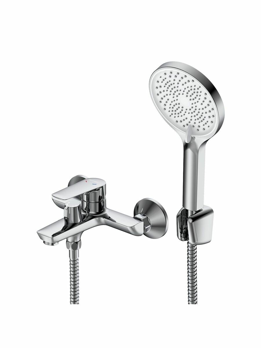 Смеситель DECOROOM для ванны, с душем и изливом DR27036