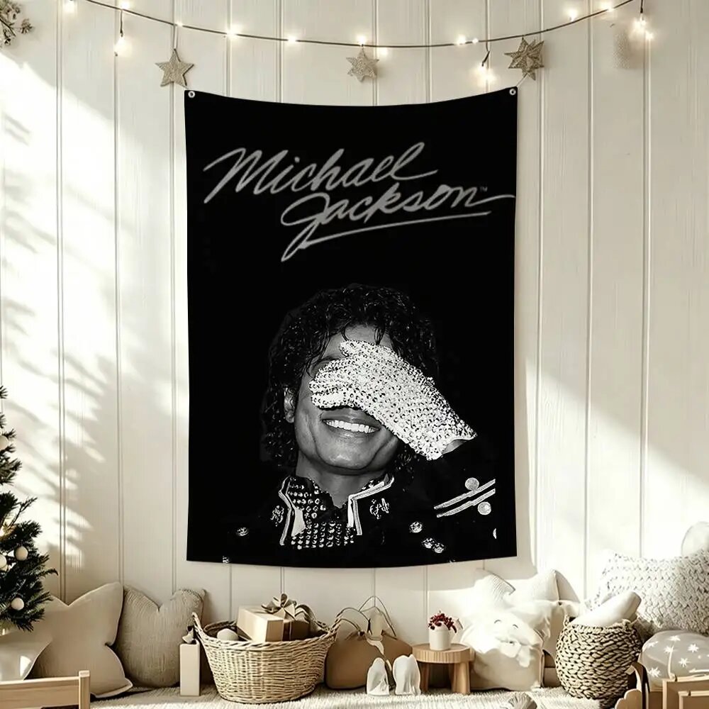 Гобелен с флагами M-Michael J-Jackson