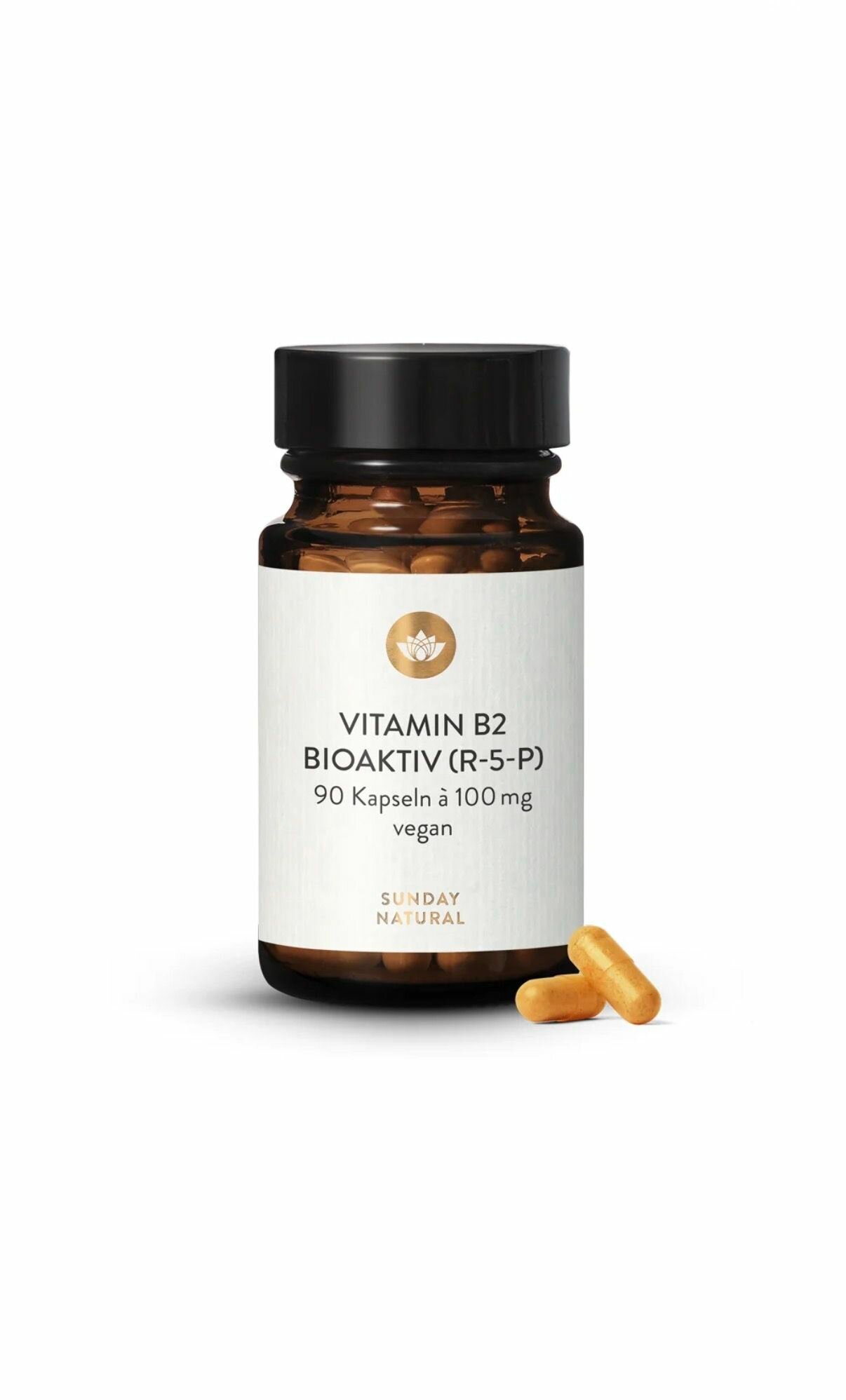 Sunday Natural, B2 Bioaktiv R-5-P, 100 мг, 90 капсул