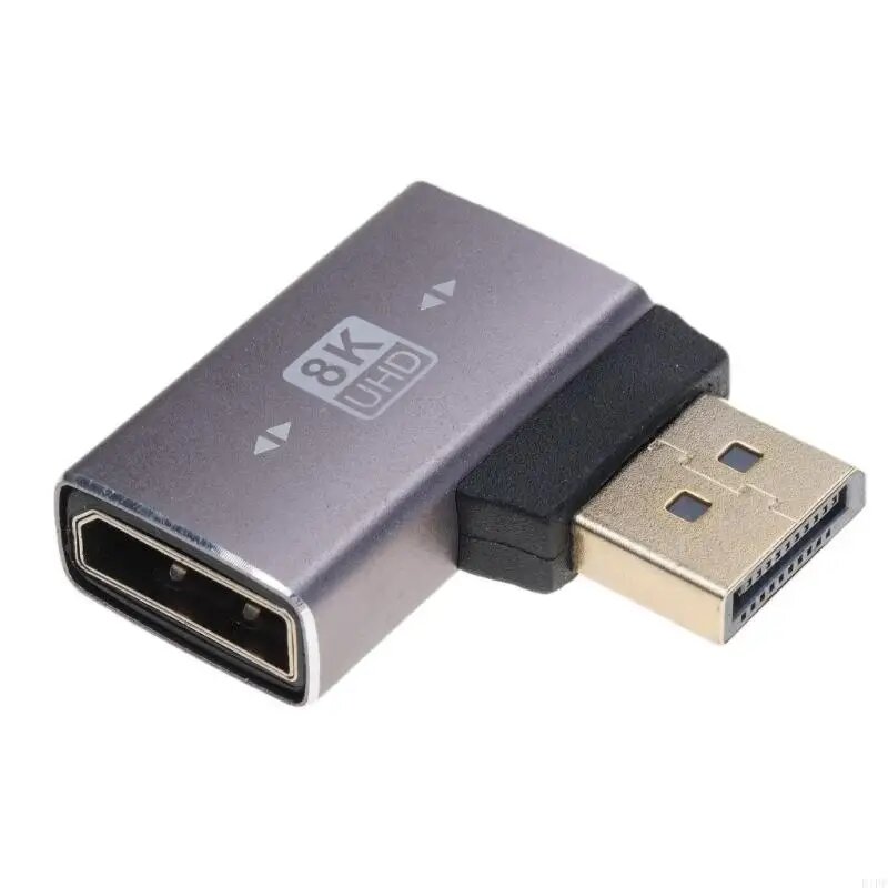 DisplayPort 90° адаптер 8K UHD, Цвет: C