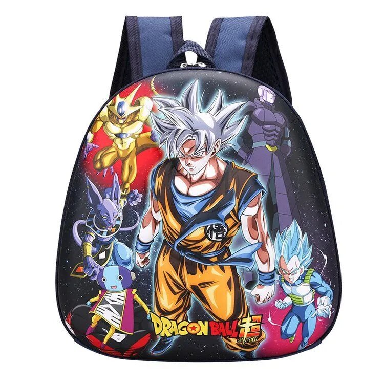 Рюкзак детский "Dragon Ball" дошкольный, Нейлон/Оксфорд/Пластик, 27x25x7 см, для мальчиков и девочек