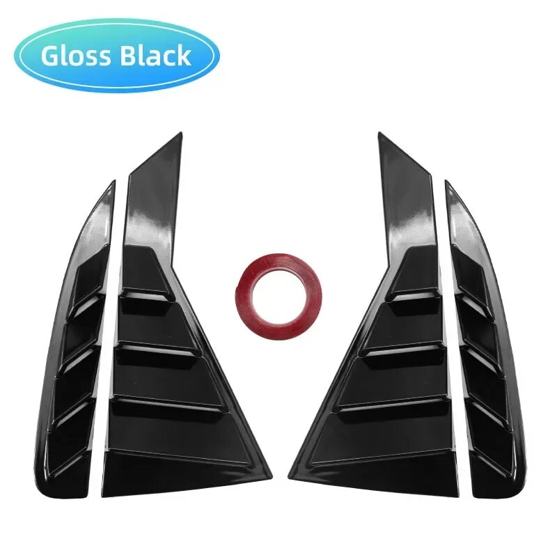 Накладки на заднее стекло KIA Rio K2 2011-2015 Gloss Black