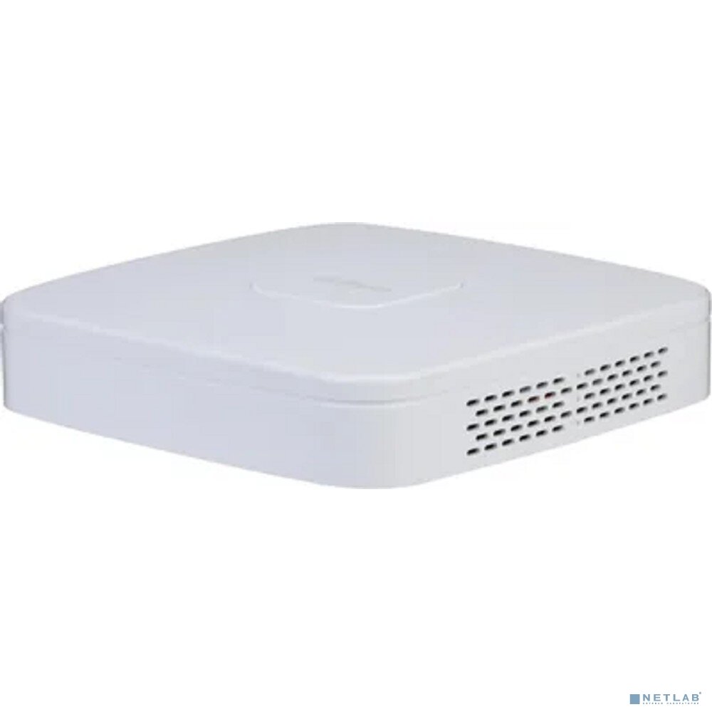 DAHUA DHI-NVR4116-4KS3 16-канальный IP-видеорегистратор 4К и Smart H.265+, входящий поток до 80Мбит/с, 1 SATA III до 6Тбайт