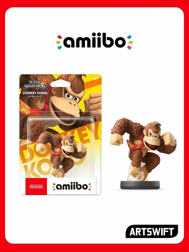 Nintendo amiibo Фигурка Донки Конг / Donkey Kong (Super Smash Bros. Collection) Asian Version ARTSWIFT