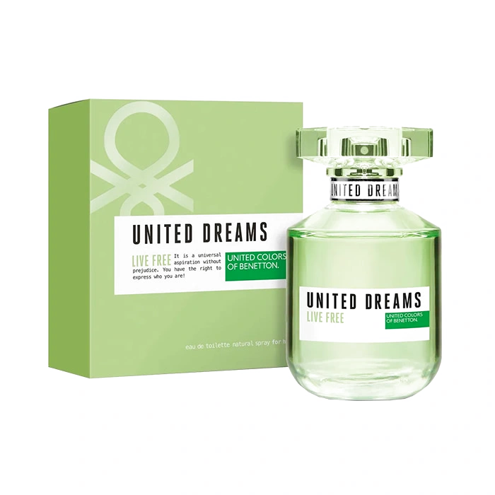 Benetton United Dreams Live Free - духи для женщин 50 мл, Бенеттон Юнайтед Дримс Лайф Фри