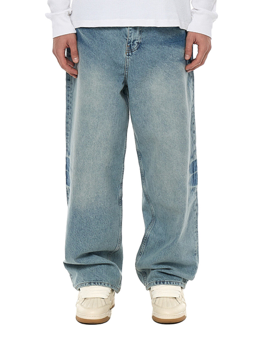 Джинсы багги 