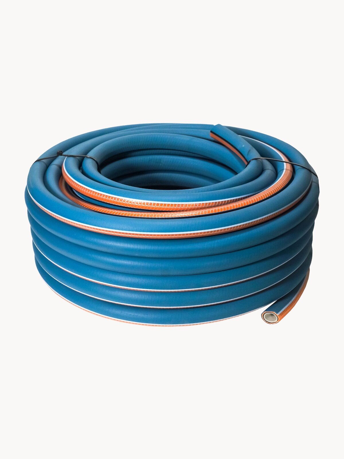 Шланг Энкор "Престиж", армированный, для полива, 3/4", синий/оранжевый, 25 метров