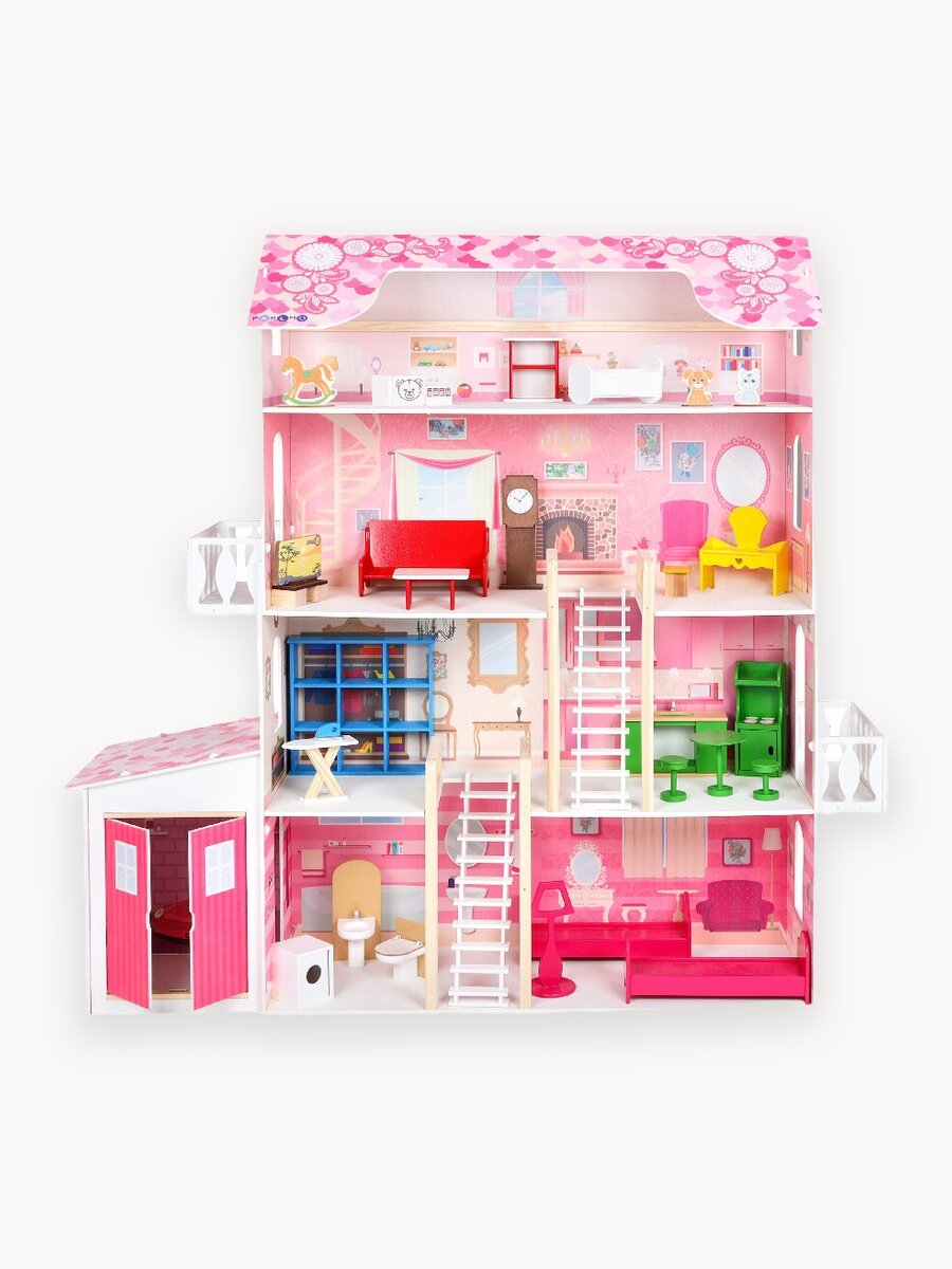 Кукольный домик с мебелью PAREMO "Нежность" с мебелью PD316-01