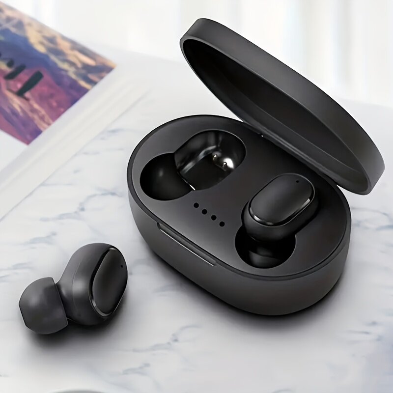 Беспроводные наушники черные для всех смартфонов