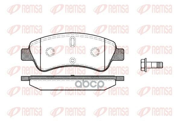 Колодки торм. пер. PEUGEOT 307 1,4-16v 8/00-> Remsa арт. 0840.10