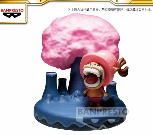Экшн-фигурка BANDAI BANPRESTO One Piece WCF LOG STORIES Tony Tony Chopper, модель движущегося персонажа, выпущенная ограниченным тиражом.6CM