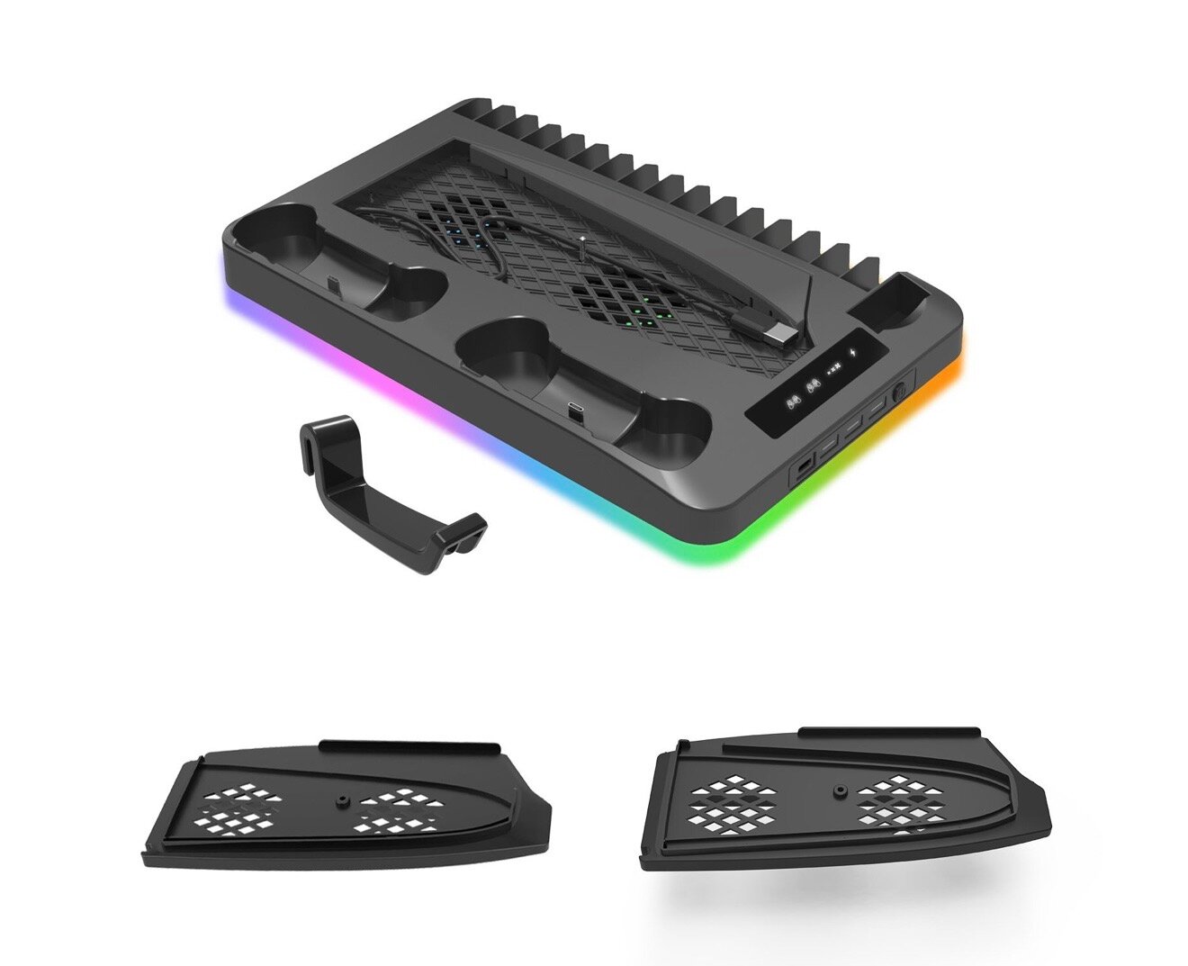 Многофункциональная зарядная док-станция, подставка для PS5/PS5 Slim/PS5 Pro