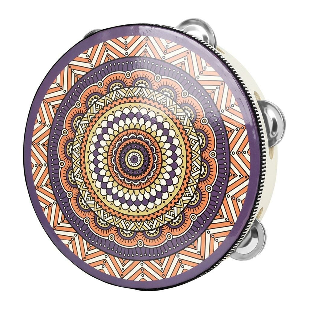 Металлические бубны с эргономичной ручкой, Стиль 10