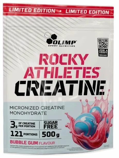 Olimp Rocky Athletes Creatine - Бабл-Гам 500 г.