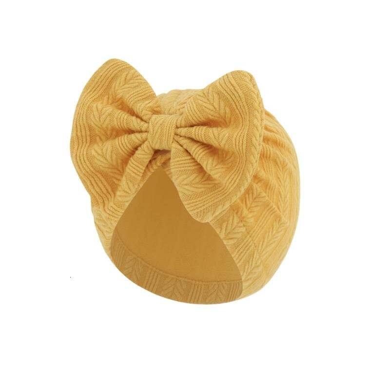 Детская бун-шапочка-тюрбан, Имбирный цвет