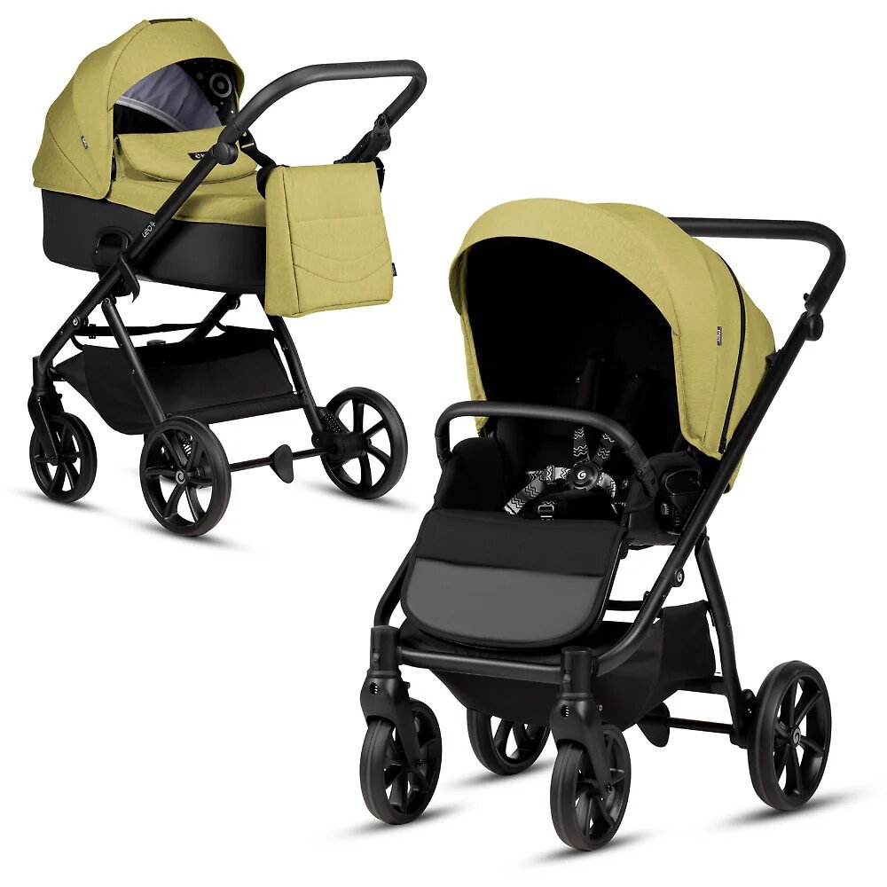 Детская коляска 2в1 Tutis Leo 3+, цвет Green (Зелёный), артикул производителя 1582302