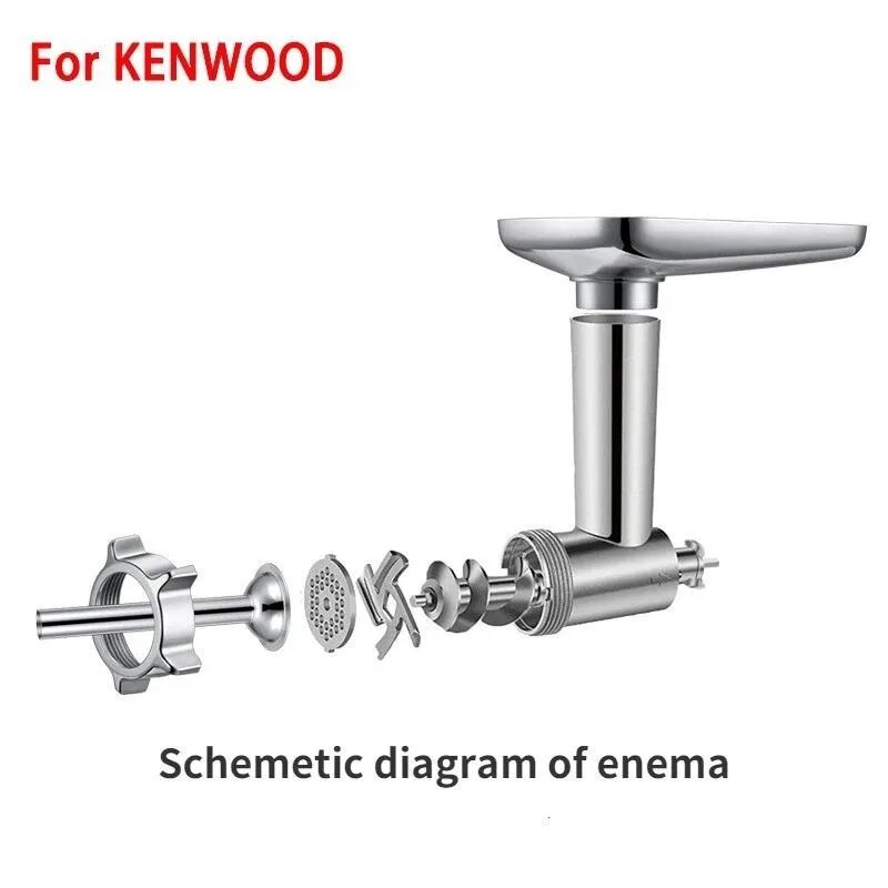 Насадка для пасты Kenwood для широкой лапши, спагетти, из нержавеющей стали. — фото 1