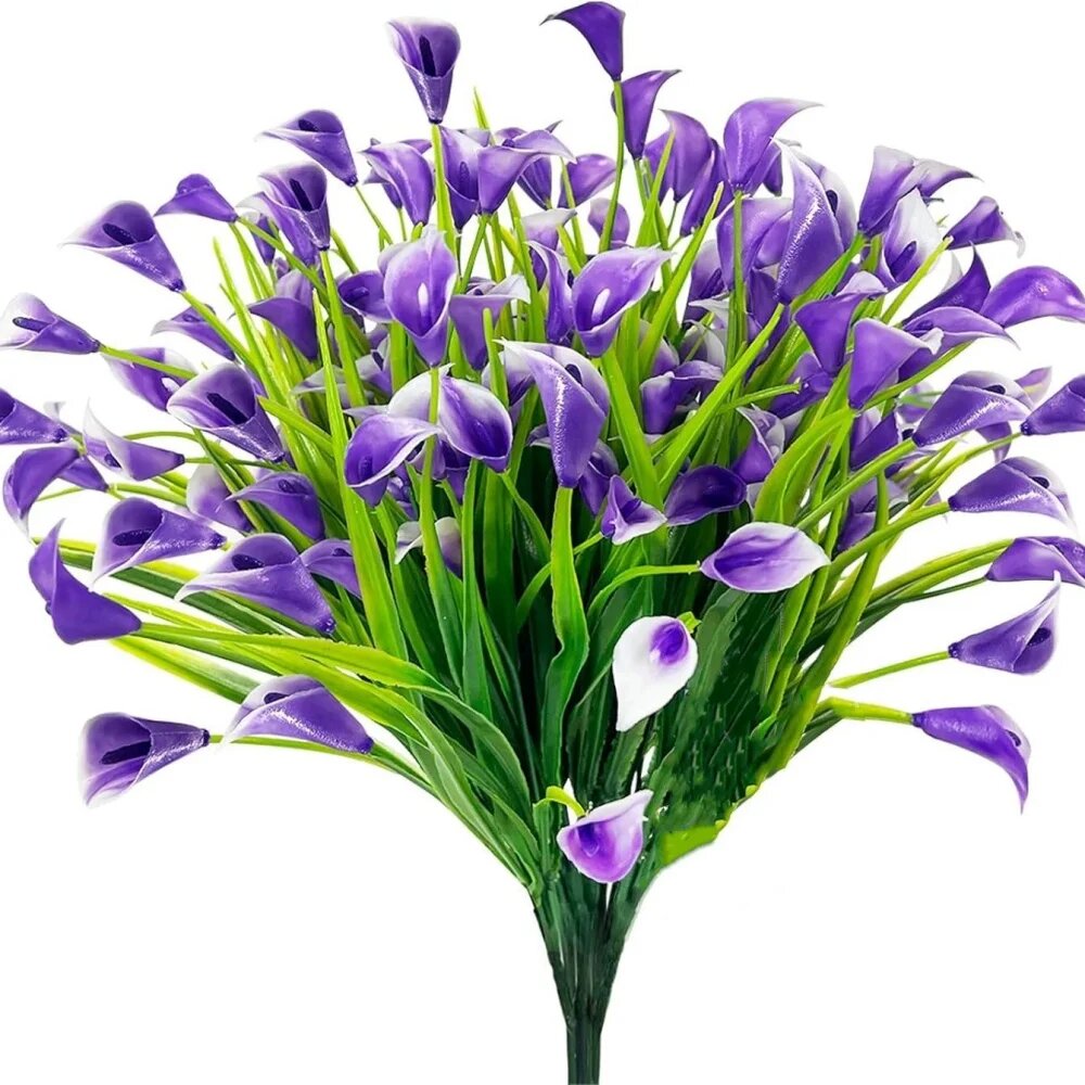 Искусственные цветы лотоса JESOKIN Фиолетовый, Purple