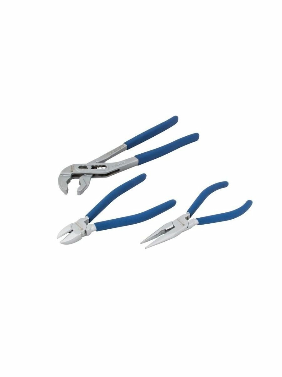 Набор инструмента клещи утконосы бокорезы инструмента NORGAU Industrial из Cr-Mo стали, 3 предмета