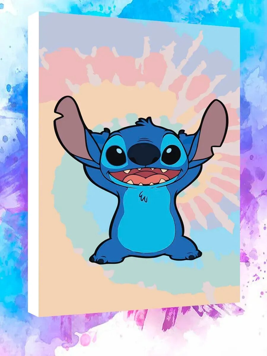 Картина по номерам Лило и Стич