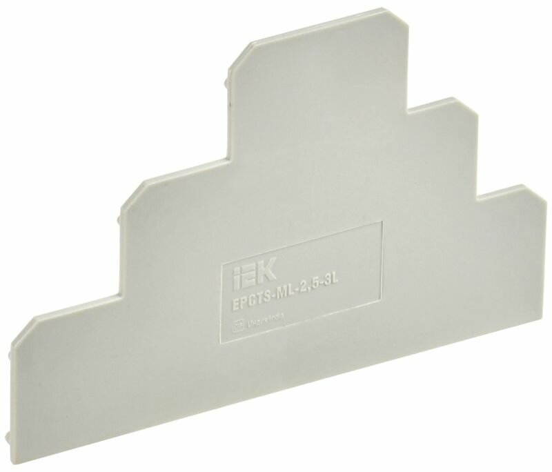 Заглушка для CTS-ML ARMAFIX 3 ур. 2.5кв. мм сер. IEK YCT13-00-3-K03-002-ZGL