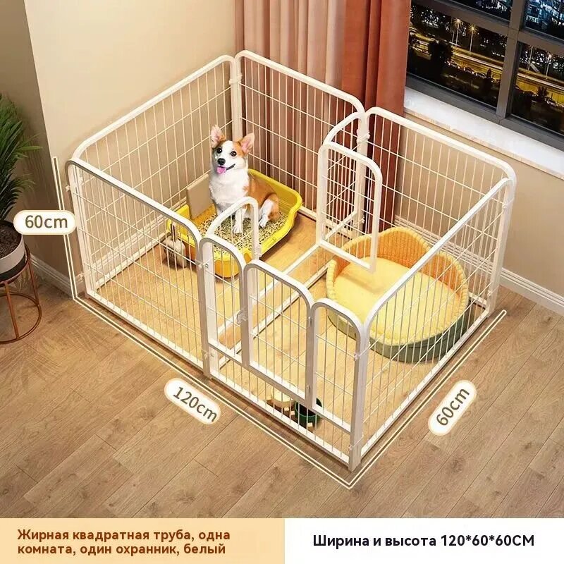 Клетка для собак/подходит для собак мелких и средних размеров/железный материал/