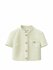 Топ Self-Portrait Boucle top, размер 8, бежевый/белый