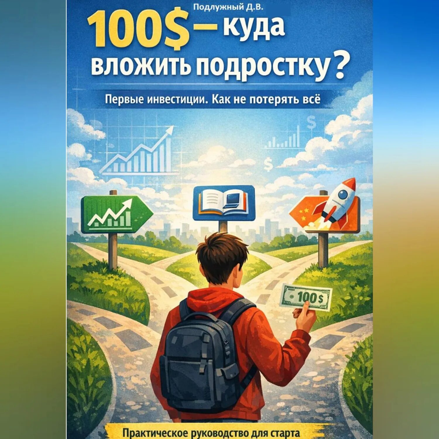 100$ Куда вложить подростку? Первые инвестиции. Как не потерять всё? [Аудиокнига]