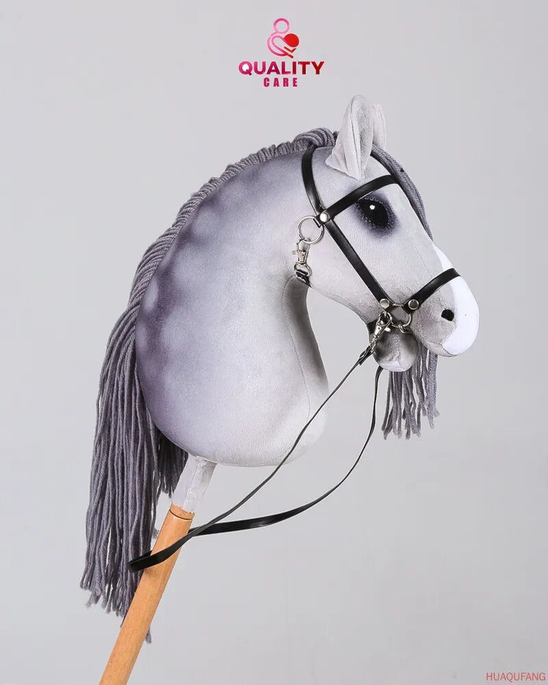 Хоббихорс, 80 см, длина корпуса 40 см, ширина 25 см, вес 800-1000 г, плюш, дерево, экокожа