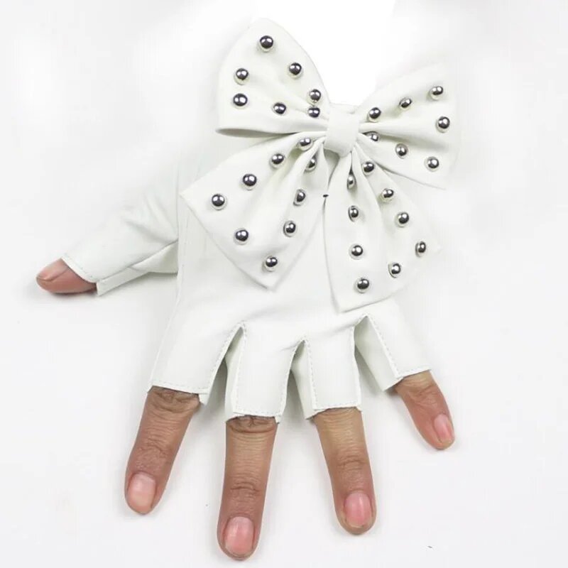 NIUPOZ Женские спортивные перчатки из искусственной кожи Белый, S83 White