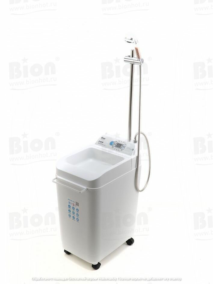 Мобильный душ Bion MS-55D, ABS пластик, с водонагревателем, белый