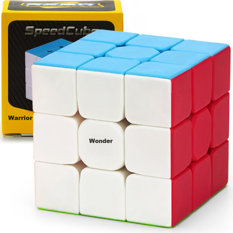 Qiyi Yongshi S Cube 3x3 кубик Рубика для детей 11-14 лет с матовой поверхностью и ярким дизайном Цвет：Яркий