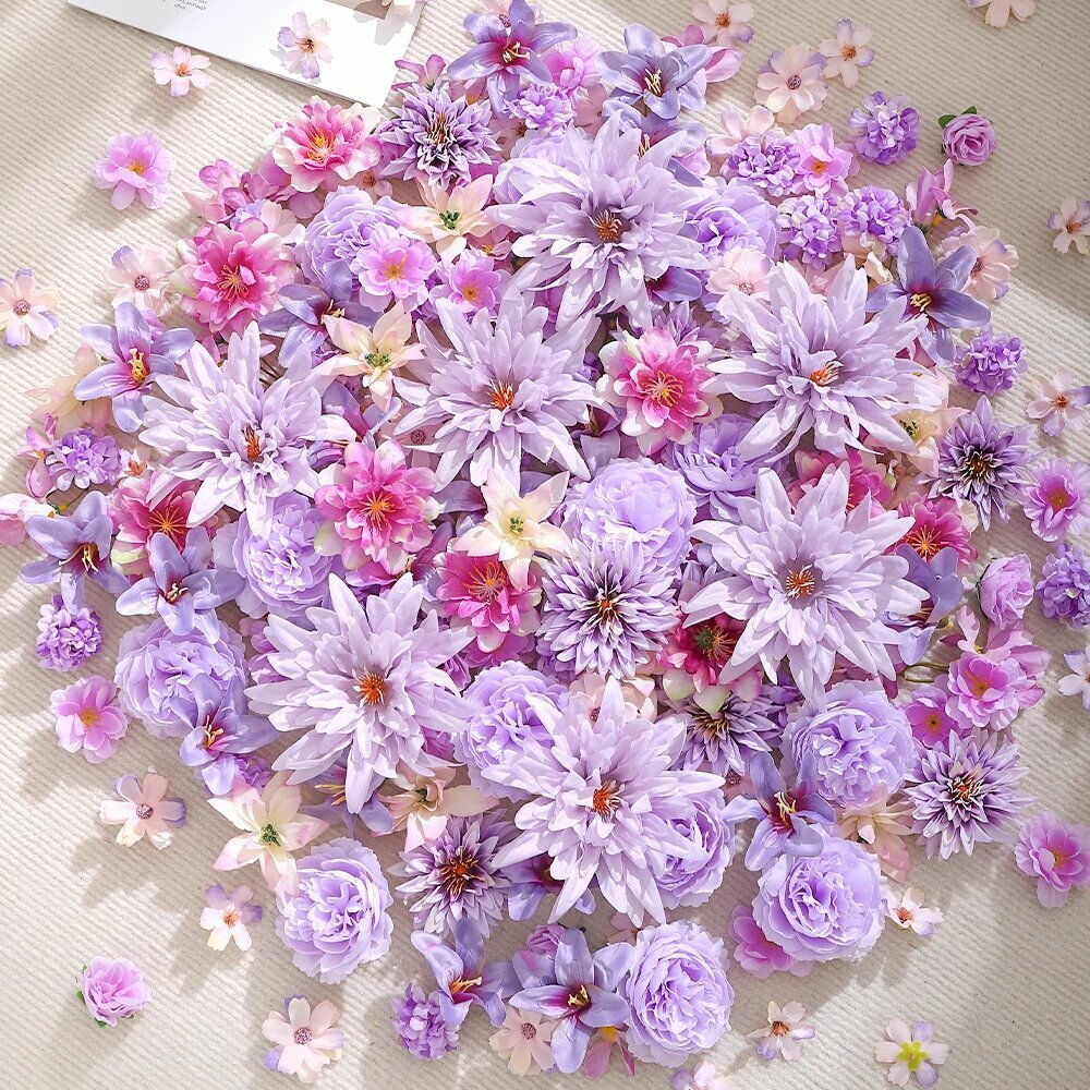 Искусственные розы из шелка, розовые, для декора