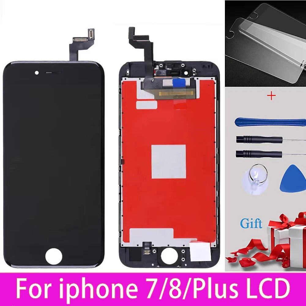Дисплей для iPhone 7/8/8 Plus Black 7g, AAA++