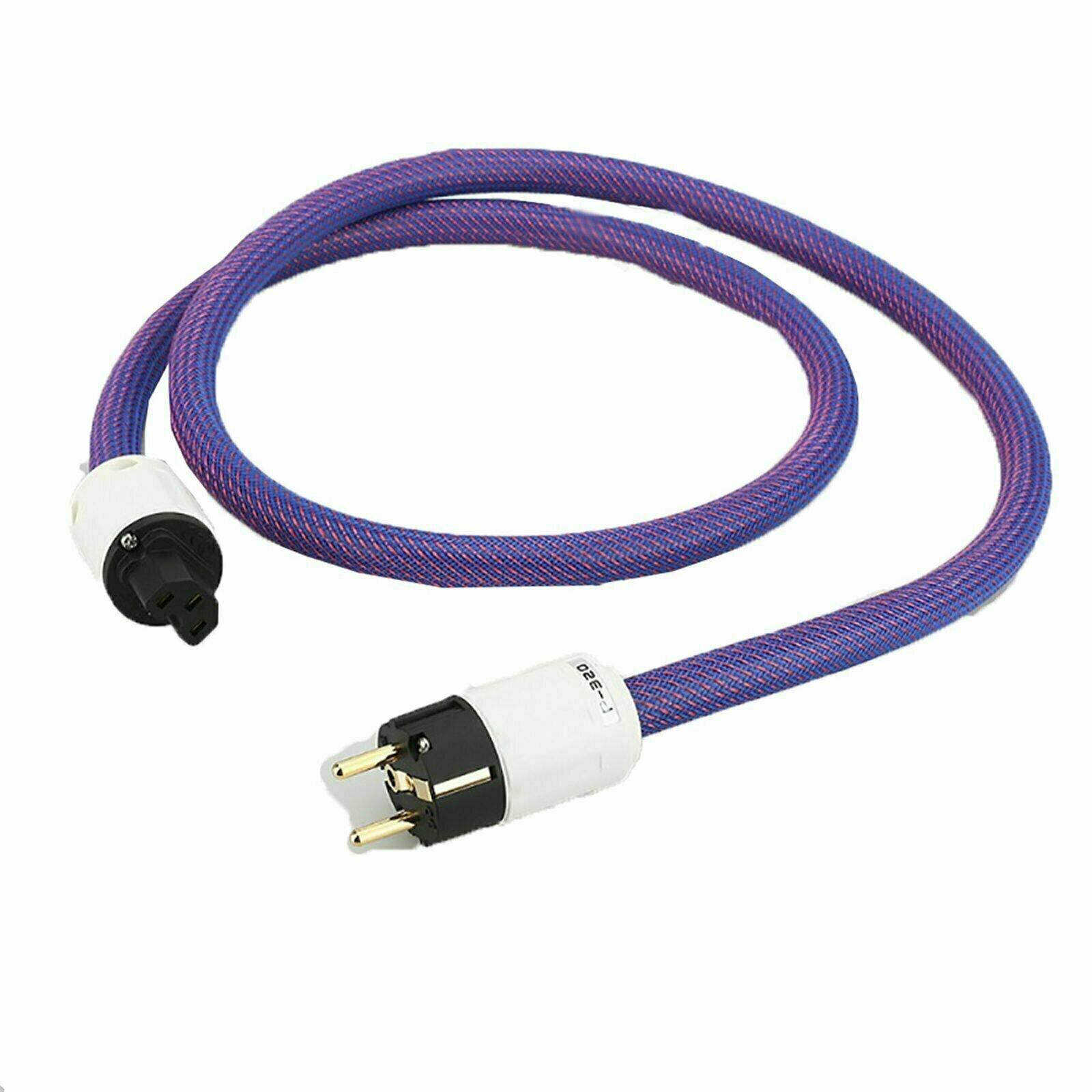 Аудиокабель для Hi-Fi/Ac Audiophile с вилкой EU для лампового усилителя, CD Hi-Fi, 1 м