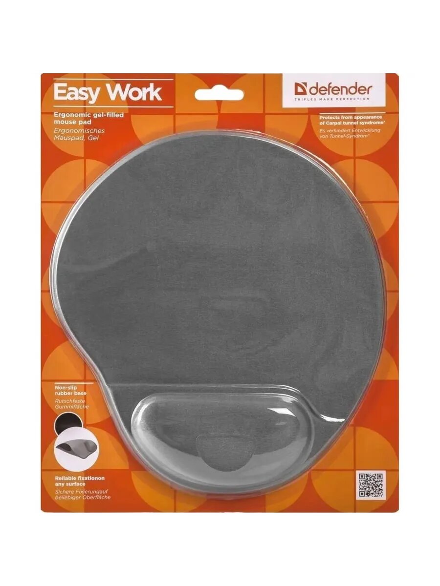 Комфортный гелевый коврик для работы