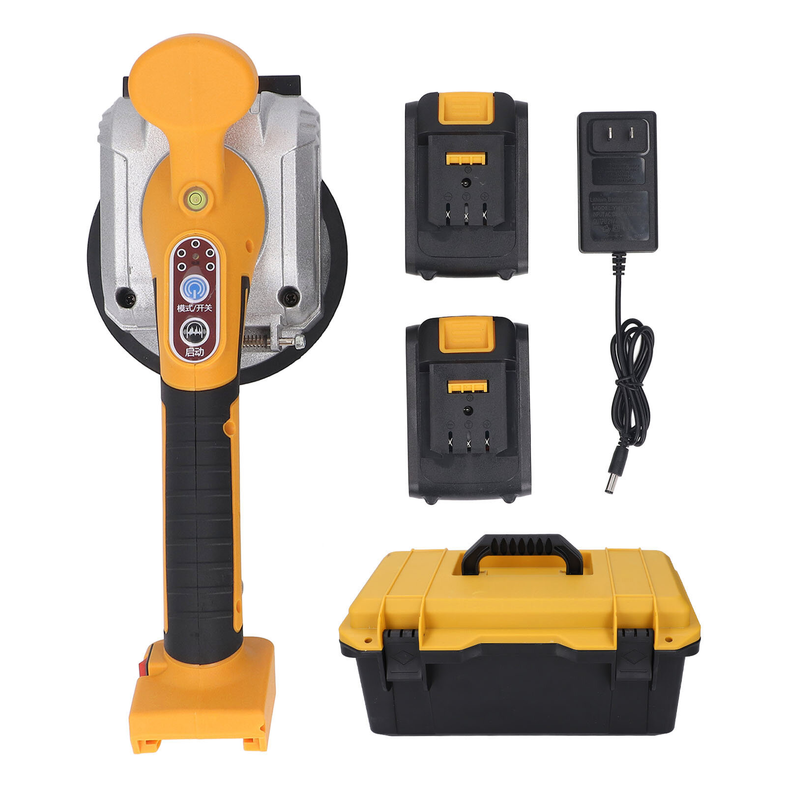 Аккумуляторный вибратор для укладки плитки 21V, 2000 Гц