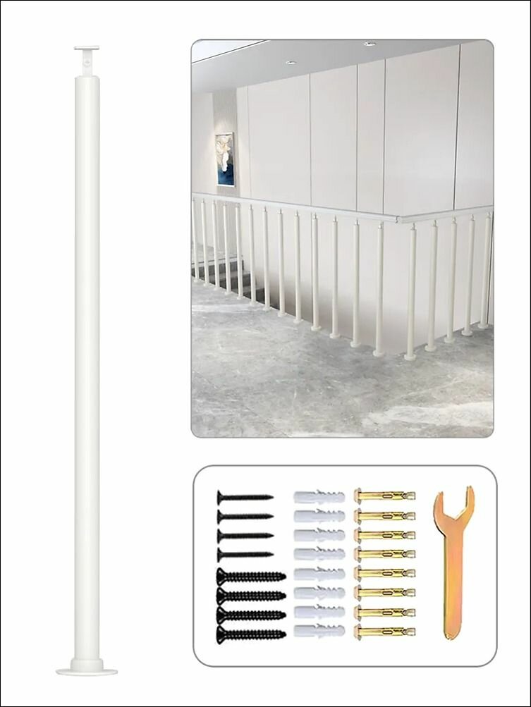 Металлические стойки для лестничных перил с регулируемым углом 270 балясины для террасы, балкона, крыльца и уличных ограждений