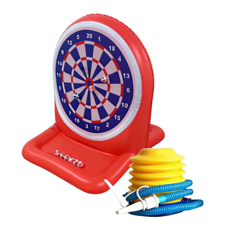 ПВХ Надувная Водная Плавающая Доска Для Дартса С Ручными Насосами Для Игр В бассейне И Развлечений На открытом воздухе 90X90X110 см