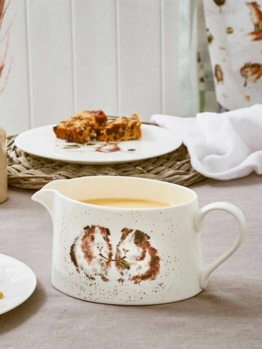 Соусник "Guinea Pig" Royal Worcester Wrendale Designs, костяной фарфор, 550мл