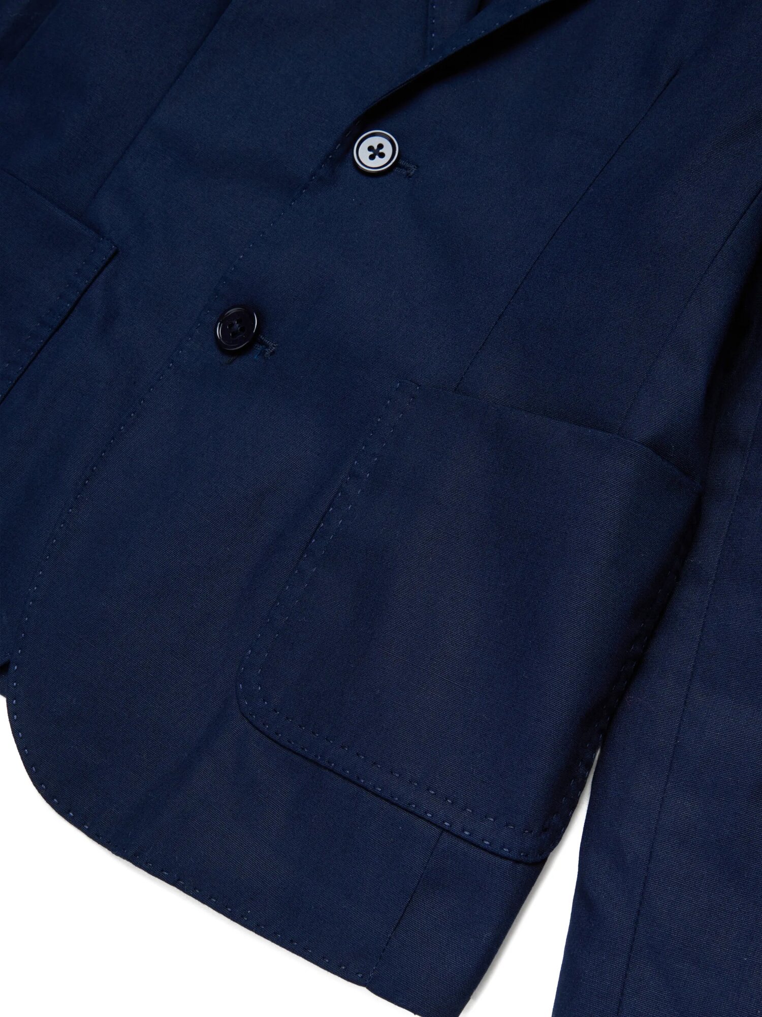 Пиджак DIESEL Logo patch pocket blazer, размер 14 лет, синий — фото 1