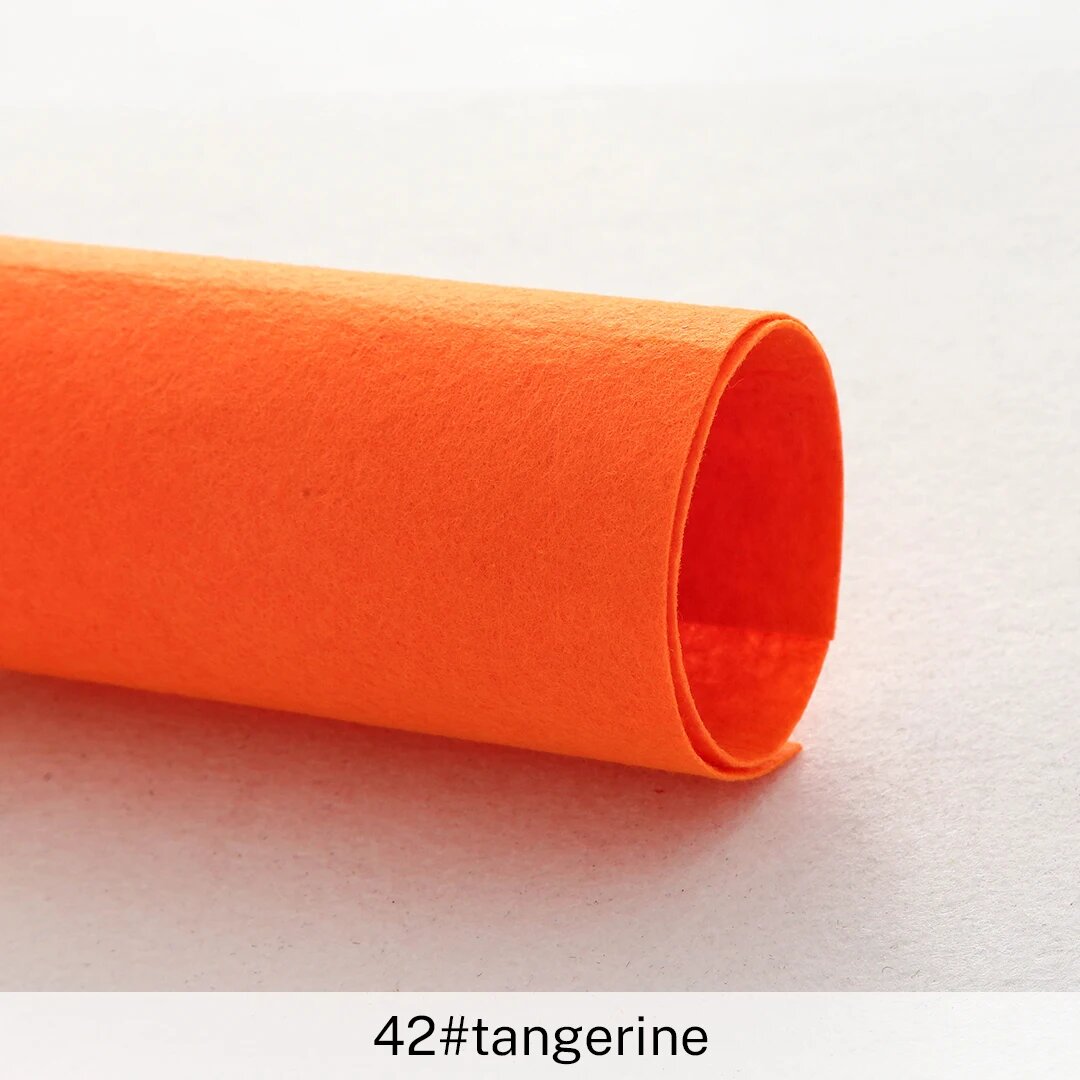 Оранжевый нетканый фетр 42#tangerine