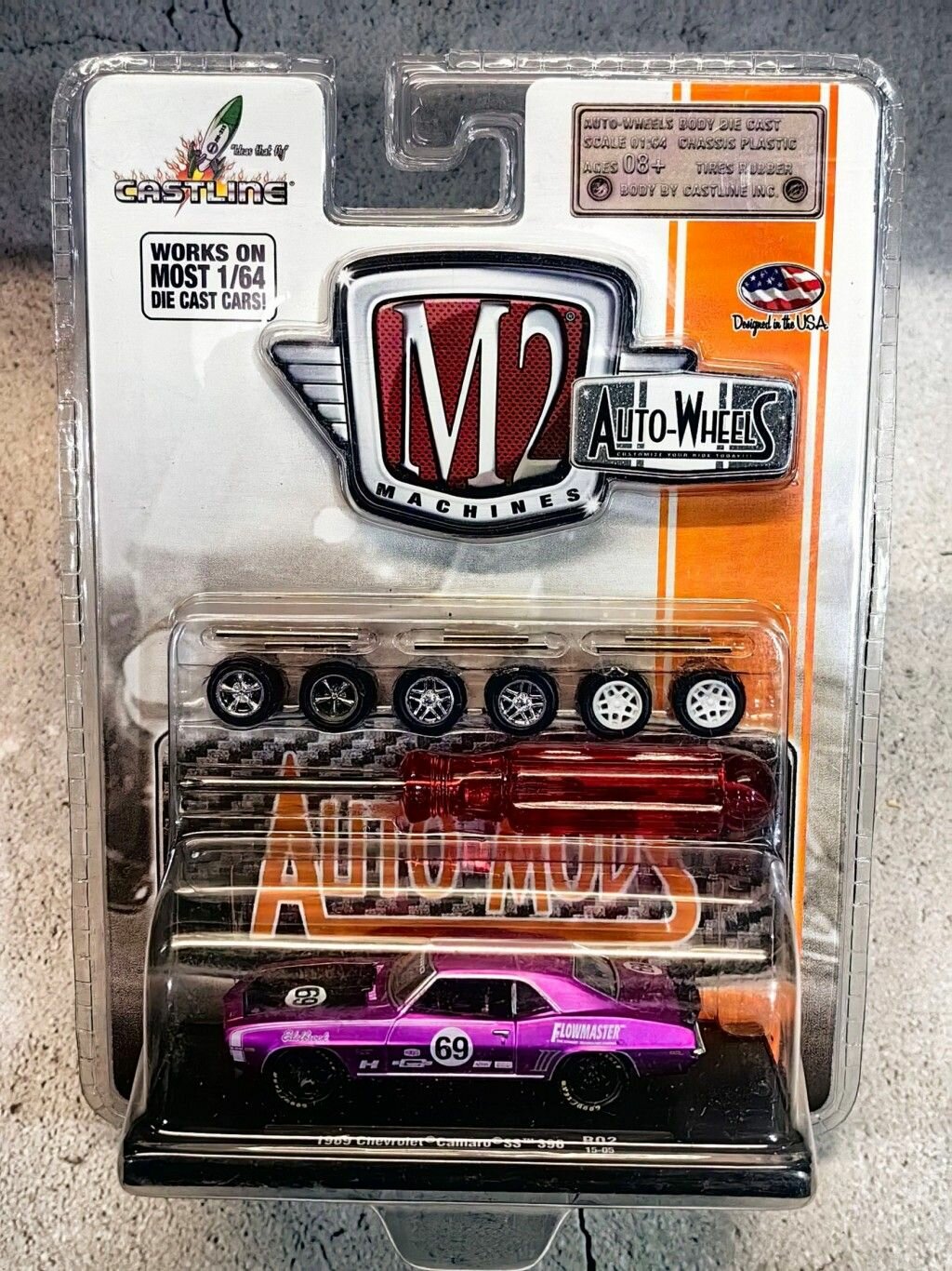 Машинка M2 Machines 1/64 Chevrolet Pontiac Firebird Camaro GTO Ford Plymouth HEMI Mercury Cougar Dodge 1969 1979 Die-cast Alloy Car Model Gift