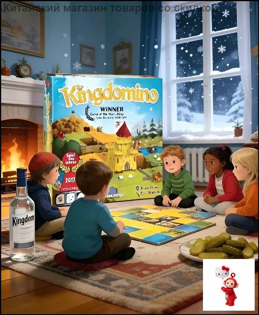 Настольная Карточная Игра Настольная Kingdomino Игра (Карточная) Новая Версия Игры