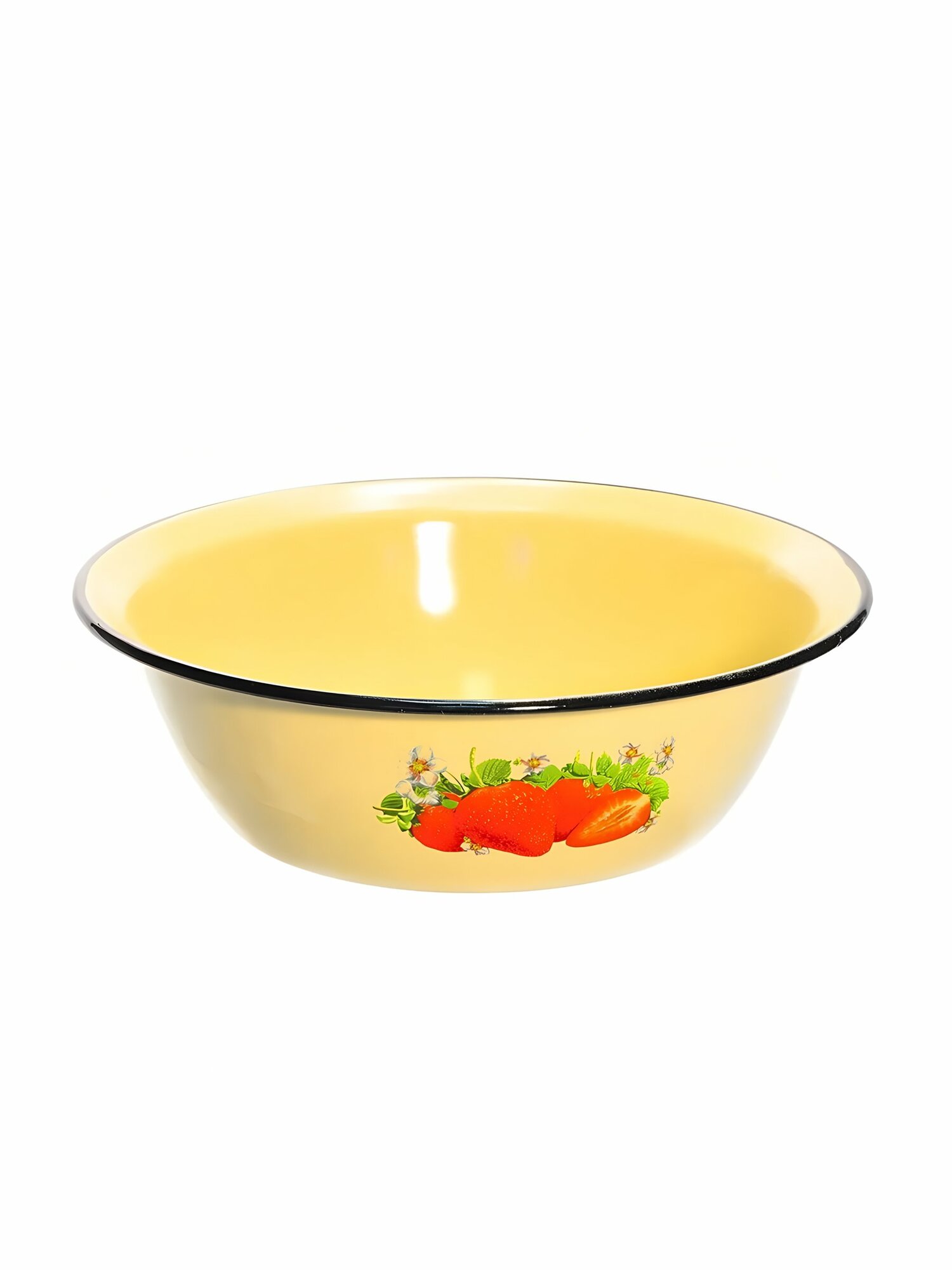 Миска эмалированная сталь, круглая, 28 см, 3.5 л, СтальЭмаль, 1с9с