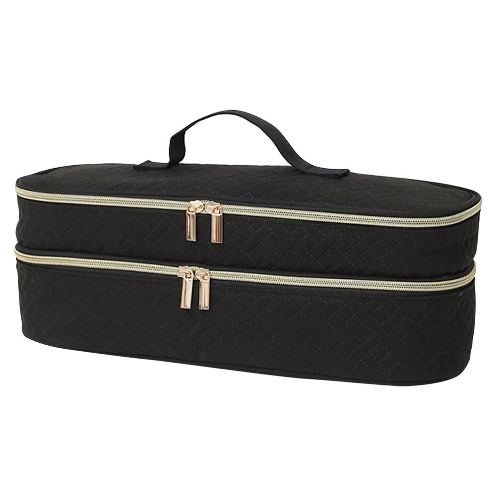 Чехол для щипцов для завивки и фена-стайлеров, двухслойный, из полиэстера, 395 130 125 мм